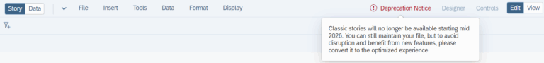 SAC Story Migration: So wechseln Sie von Classic zu Optimized Story ...
