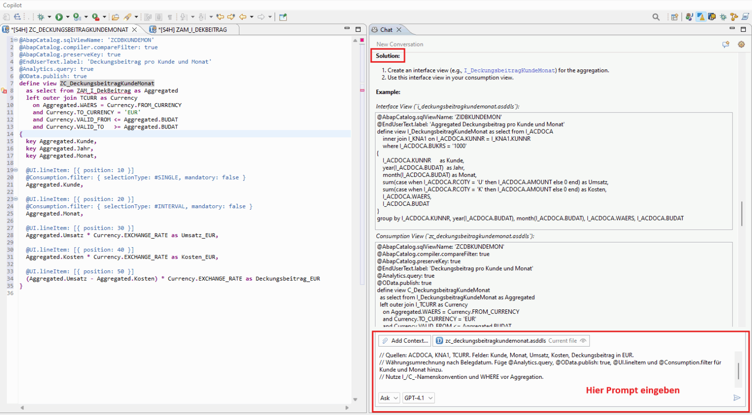 Wie KI die Entwicklung von SAP CDS Views beschleunigt - CubeServ